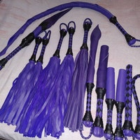 BDSM Paddle /cable Slapper Braided Leather by Agreeable Agony - Etsy