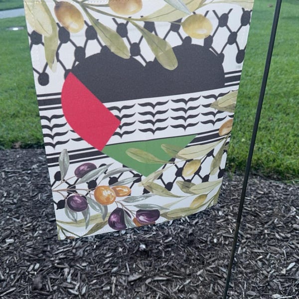 Black Palestine Keffiye Heart Embroidered Patch to Iron on or Sew on ...