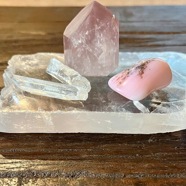 Rainbow Filled Clear Rutile Quartz Crystal Tower - Etsy