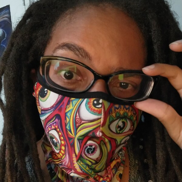 Women's Bandana Face Mask, Bandana Face Mask With Ear Loops, Bandana ...