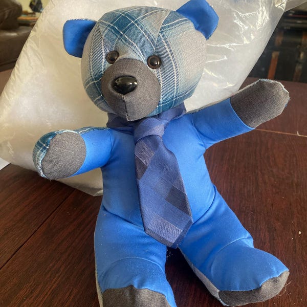 Memory Bear Patterns 3 Sizes 14'', 12'', 10'' Sitting Bear Easy Sewing ...