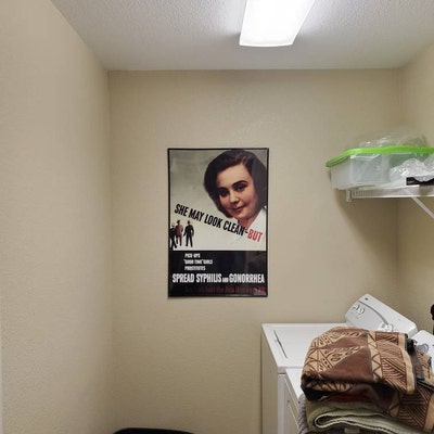 Poster, Many Sizes Available She May Look Clean, But... Ww2 Anti ...