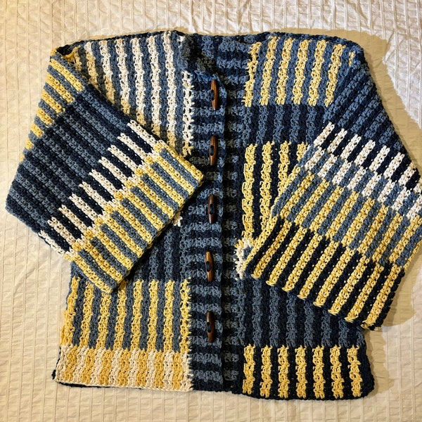 Colourful Roots Cardigan Visual Patttern *intermediate Level* | Non ...