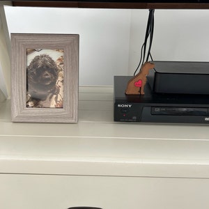 Apricot Cockapoo Small Figurine, Wooden Dog Statue With Engraved Love ...