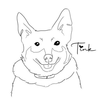 Custom Line Drawing, Mom Line Art Portrait From Photo, Drawing From ...