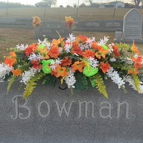 Headstone Flower Arrangement Anchor for Saddles and Wreaths - Etsy