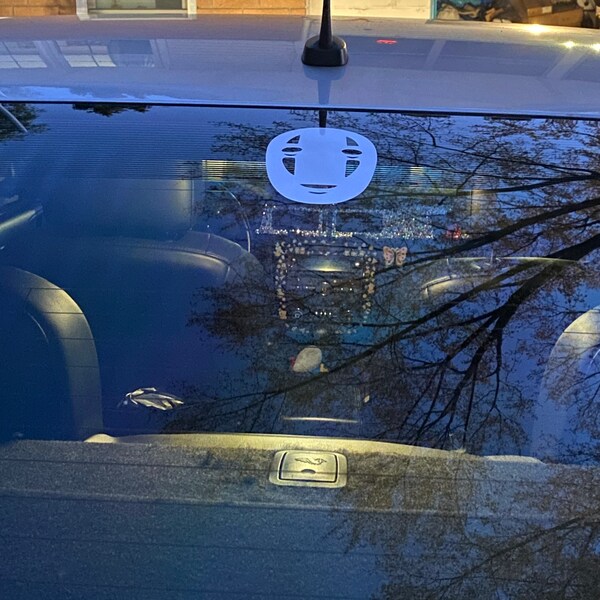 No Face Vinyl Decal - Etsy