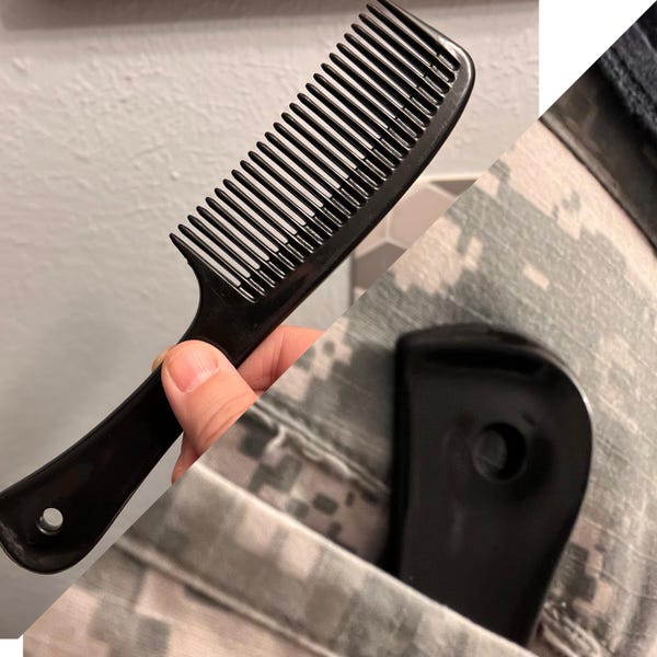 NOS Vintage Comb 70s 80s Unbreakable Plastic | Large Pocket Comb | Hair ...