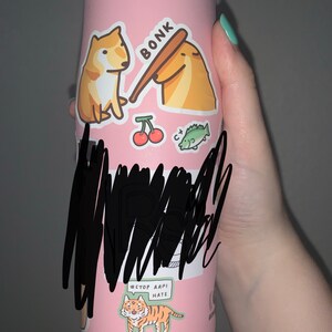 BONK Dog Meme Stickers - Etsy