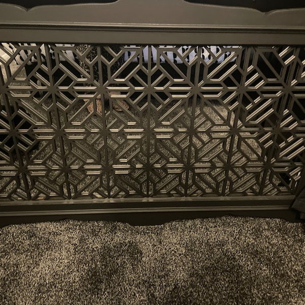 Art Deco Trellis Decorative Screen for Radiator Cabinets | Laser-cut ...