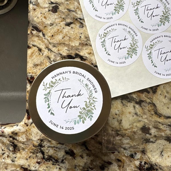 Personalize Custom Stickers, Thank You Stickers, Wedding Stickers ...