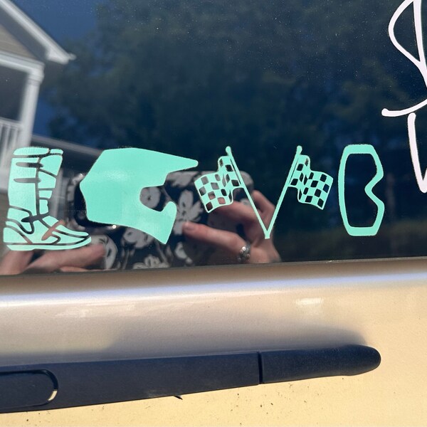 BMX Bike Decal, BMX Rider, Bmx Bike Sticker, BMX Mom Car Decal ...
