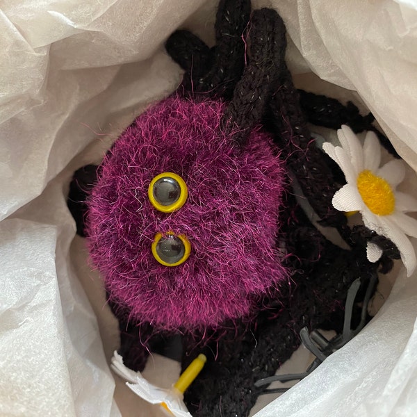 Elmo & Cookie Monster Spider Fan Art Knitted Sesame Street Cutey Crawly ...