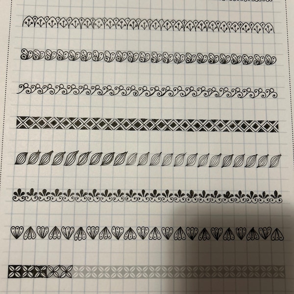 2. 1x1 Cell Patterns Training Sheets for Beginners!pdf,jpeg. Mandala ...