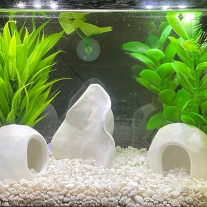 Small Fish Hide MADE TO ORDER Betta Fish Cave Small Aquarium Decor Fish ...