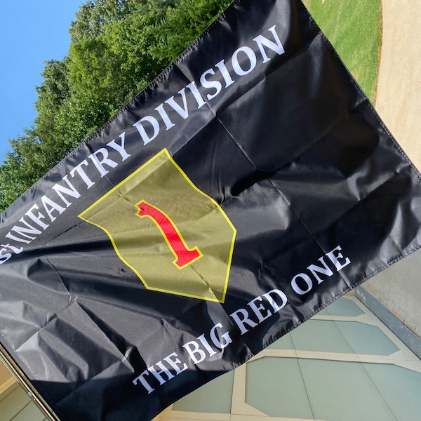 1st Infantry Division 3’x5’ Flag | 1st ID | Double Sided | US Army ...