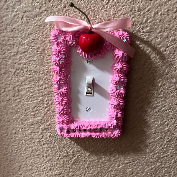 Coquette Bow Outlet Plate Cover - Etsy