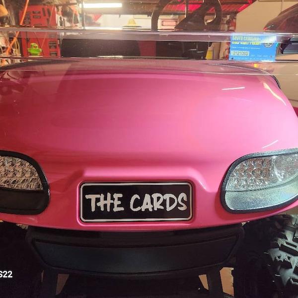 EZGO TXT or RXV Front Cowl Badge- Plate- Emblem- 3 Layers of Acrylic - Etsy
