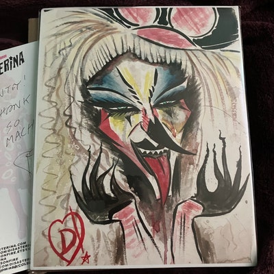 Disasterina in Pink Plastic Fine Art Print by Scherwil - Etsy