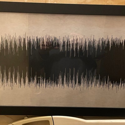 Custom Song Art Soundwave Art Print, Canvas, or Framed Print Request a ...