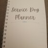 SERVICE DOG TRAINING Log Printable Service Dog Handler Service Dog ...