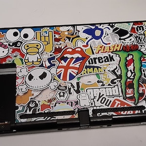 Nintendo Switch Skin Black Vinyl Sticker Wave Ocean Sky Stars - Etsy