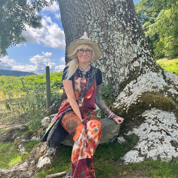 New PAGAN Style Witchy Long Pixie Hooded FESTIVAL Top With Lacing Psy ...