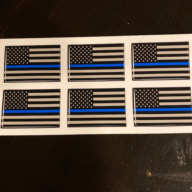 Car Window Decals Small Mega Variety Pack Of Thin Blue Line Skull ...
