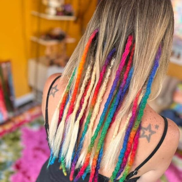 Accent Dreads Wool Dreadlock Extensions - Branches, Twigs, Roots ...