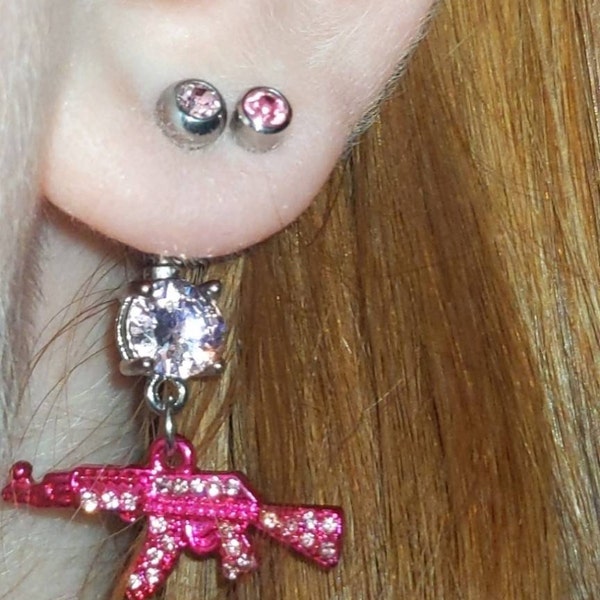 AK47 Gun Belly Ring, Belly Ring, Belly Button Ring, Body Jewelry, Belly ...