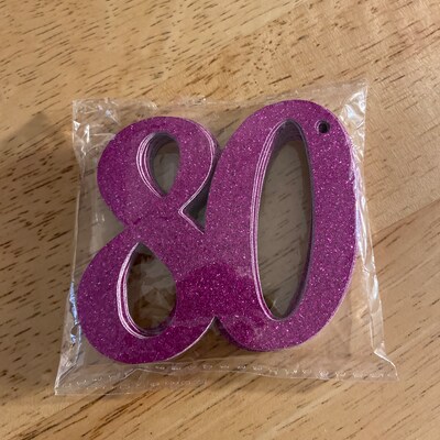 80th Birthday Centerpiece Decorations/ 80th Birthday Decorations/ 80th ...