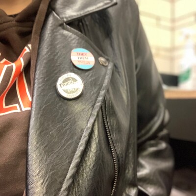 Gender Neutral Pronouns Hard Enamel Pin - Etsy