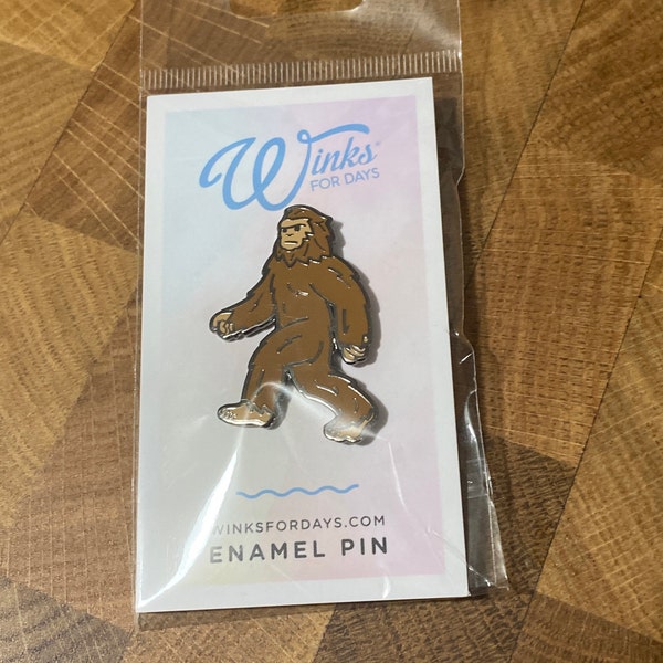 Bigfoot Sasquatch Hard Enamel Lapel Pin - Etsy