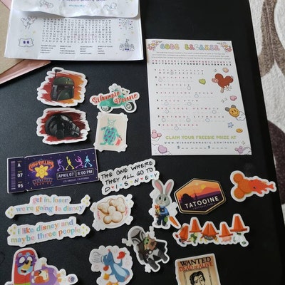 Powerline Concert Ticket Transparent Sticker/ Goofy Max Disney Bujo ...