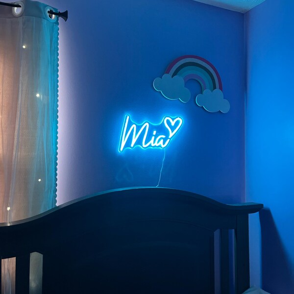 Angel Wings and Halo Neon Sign Custom, Angel Wings Neon Sign, Party ...