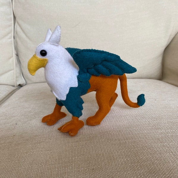 Griffon DIY Stuffed Felt Animal. Sewing Pattern and Guide. - Etsy