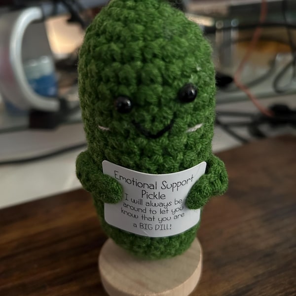 Funny Positive Pickle Gift, Desk Decor, Supportive Gifts for Coworkers ...