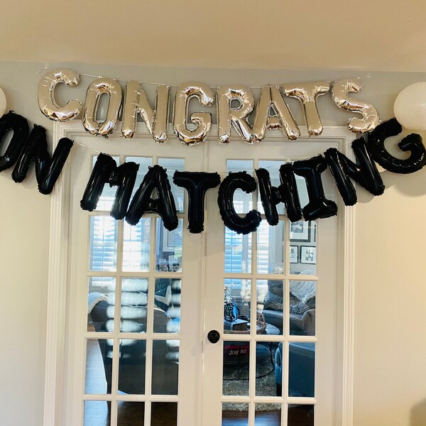 Congrats on Matching Banner Match Day Sign Med School Match Day ...