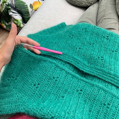 Crochet Cardigan PDF Pattern / Lime Berry Cardigan / Digital Download ...