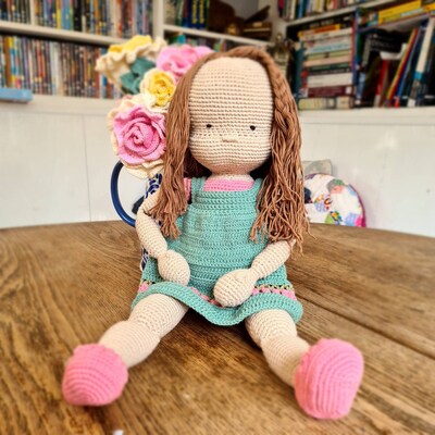 Mari Crochet Doll Pattern PDF full Body and Outfit Tutorial - Etsy