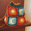 Sun and Moon Drawstring Backpack Crochet PDF PATTERN - Intermediate ...