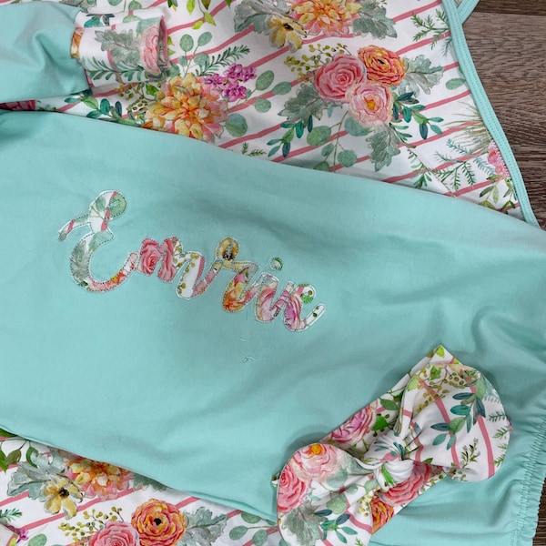 Summer Raggy Script Applique Machine Embroidery Font Alphabet - 4 Sizes ...