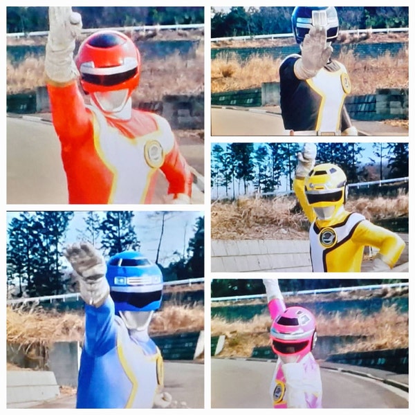 Kousoku Sentai Turboranger (1989) 高速戦隊ターボレンジャー Complete Japanese DVD ...