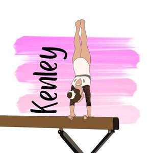 Gymnastics Meet Tracker Printable Personalized Gymnast Scorebook ...