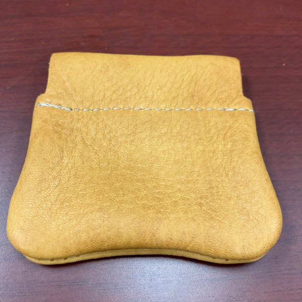 Deerskin Pouch, Small Leather Drawstring Pouch, 4.5-inch X 3.5-inch ...