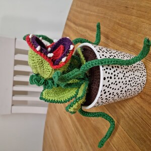 Crochet Audrey 2 Man Eating Plant Photo Tutorial Feed Me Seymour - Etsy
