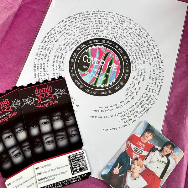 Stray Kids 樂-STAR comflex Lyric Wall Print Rock Star Album Megaverse ...