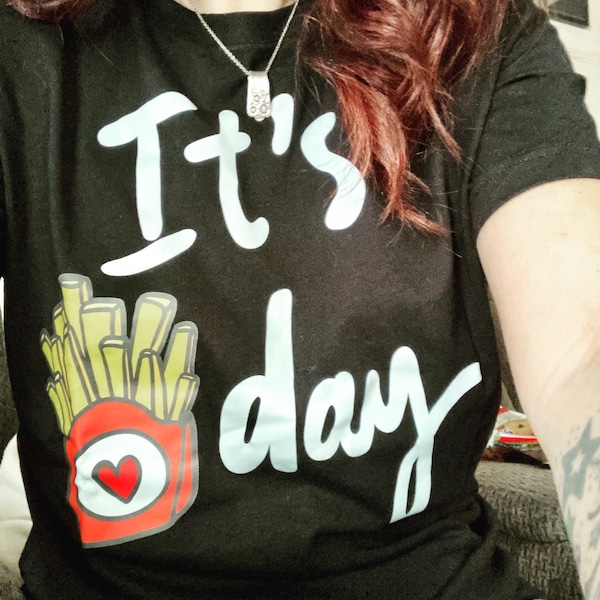 It’s Fry Day Shirt, Funny French Fries T-shirt, Fast Food Lover Gift ...