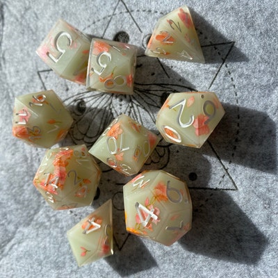 Sleepyhead Epoxy Resin Dice - Etsy