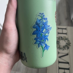 Birth Flower Stickers Birth Month Flower Sticker, Waterproof Vinyl ...